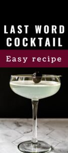 Green Chartreuse Liqueur: Last Word cocktail - Sure wine not