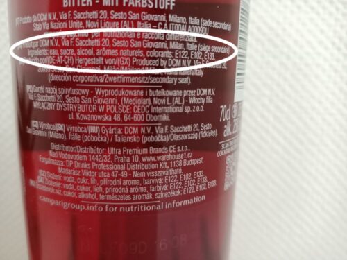 What is Campari made of? - Sure wine not