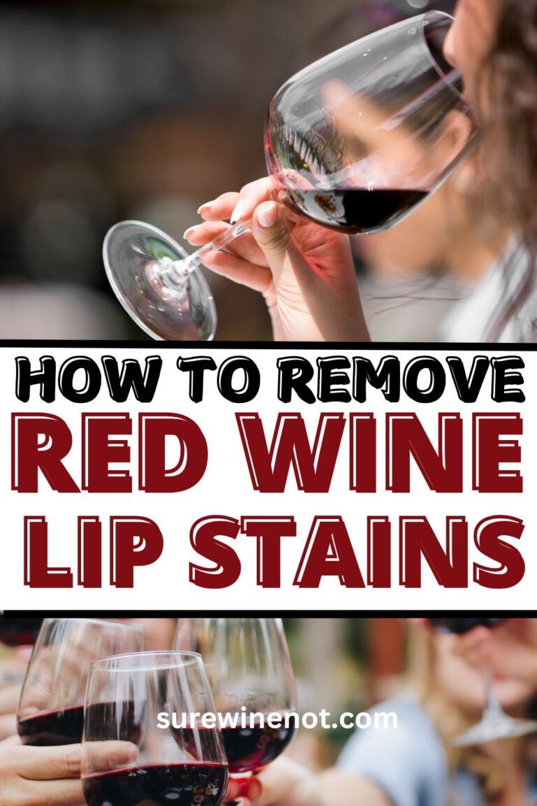 Red wine lip stains: How to remove them and why they happen - Sure wine not
